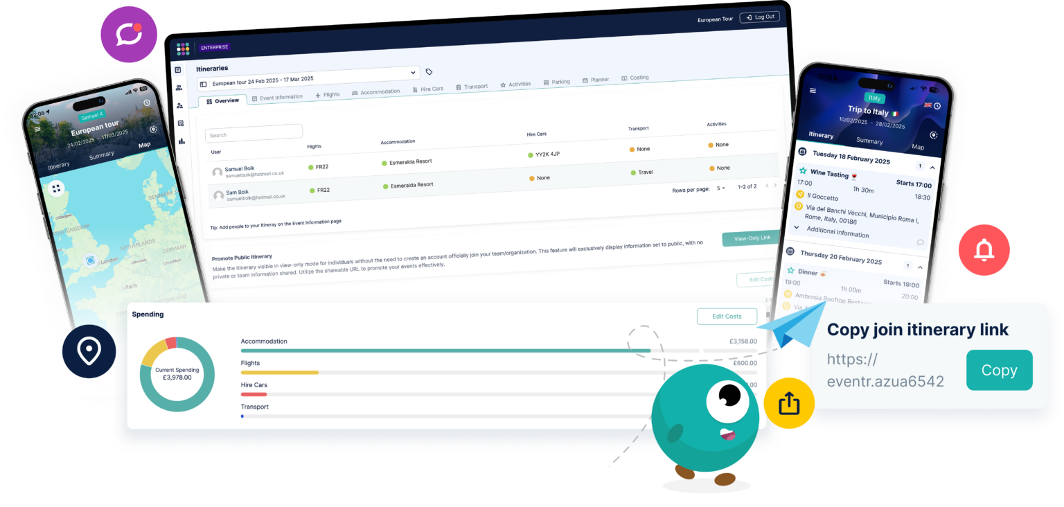 EventR | Team Logistics, Simplified